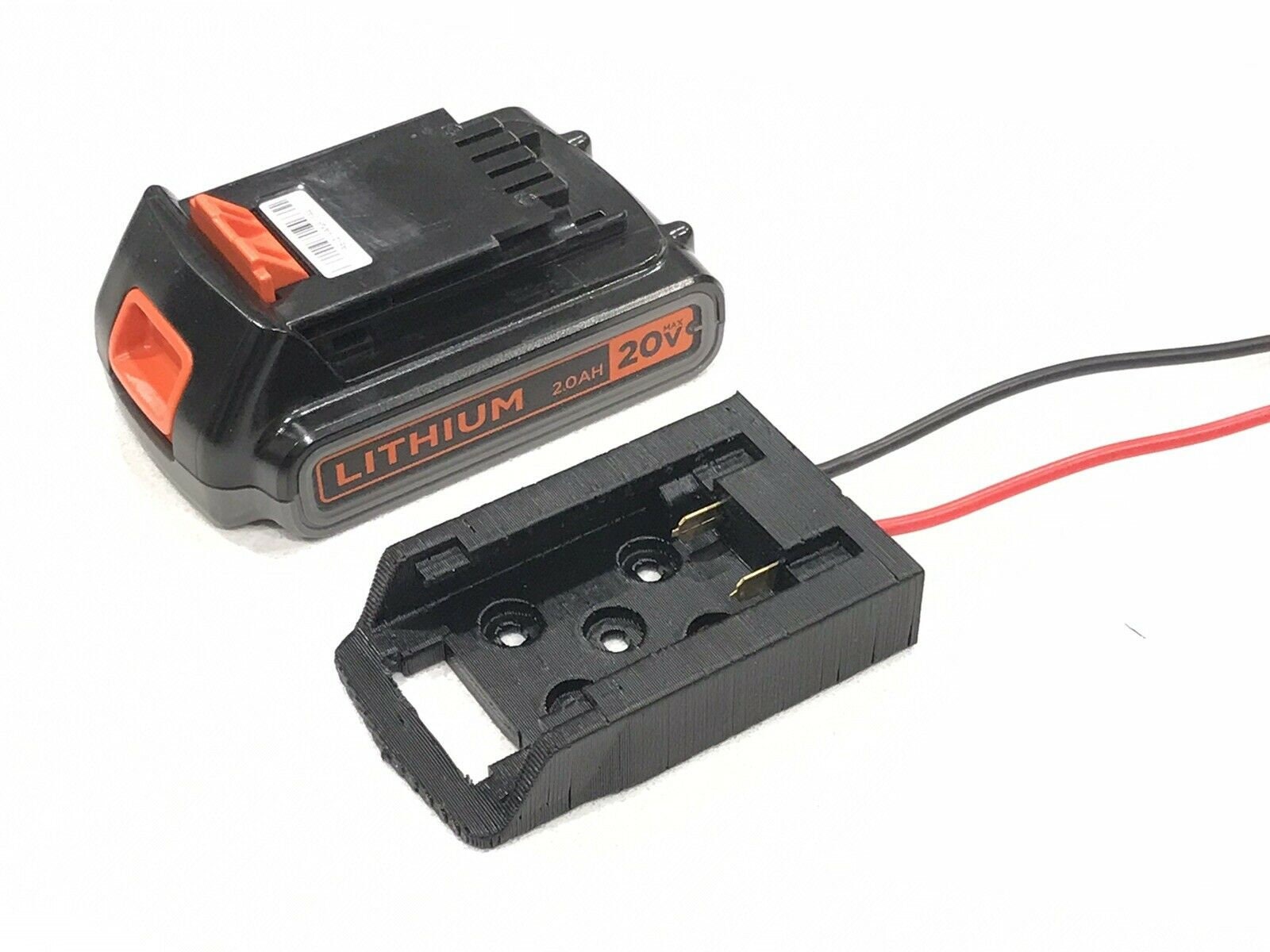 For Black & Decker 20V Battery Adapter Dock Connector for Power Wheels ...