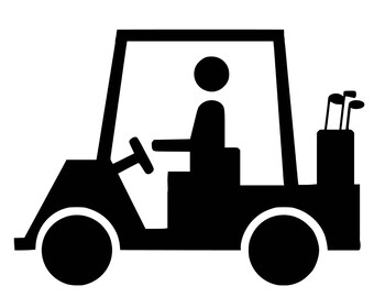 Golf Cart Dxf - Etsy