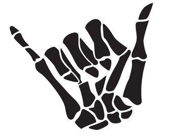 Shaka Skeleton Hand | Etsy