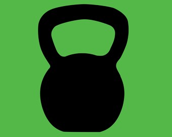Kettlebell Decal - Etsy
