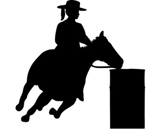 Barrel Racing Dxf | Etsy