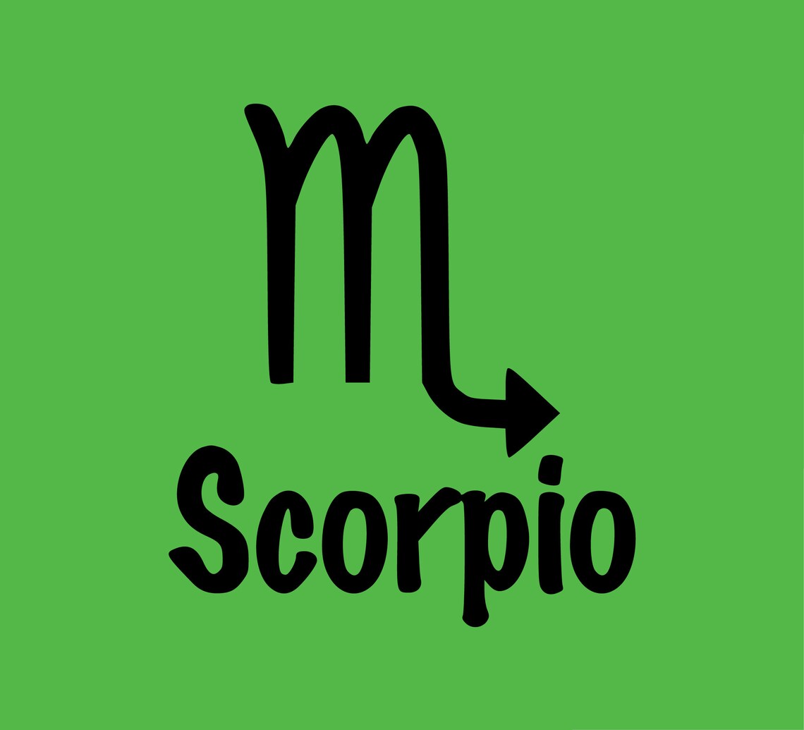 Scorpio Zodiac Decal Stickers Car Decal Car Window Decal - Etsy
