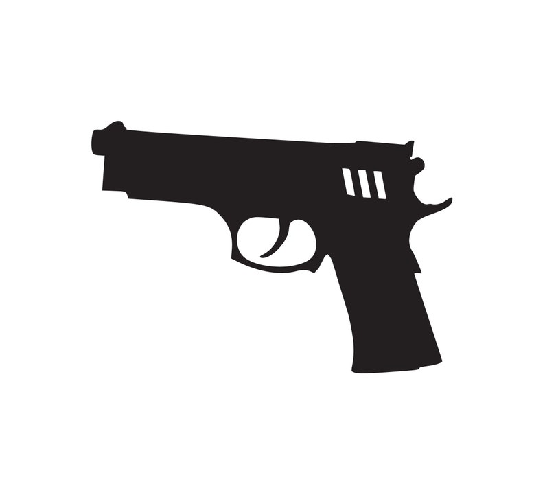 Gun Svg Handgun Svg Revolver SVG Pistol SVG Png Eps - Etsy