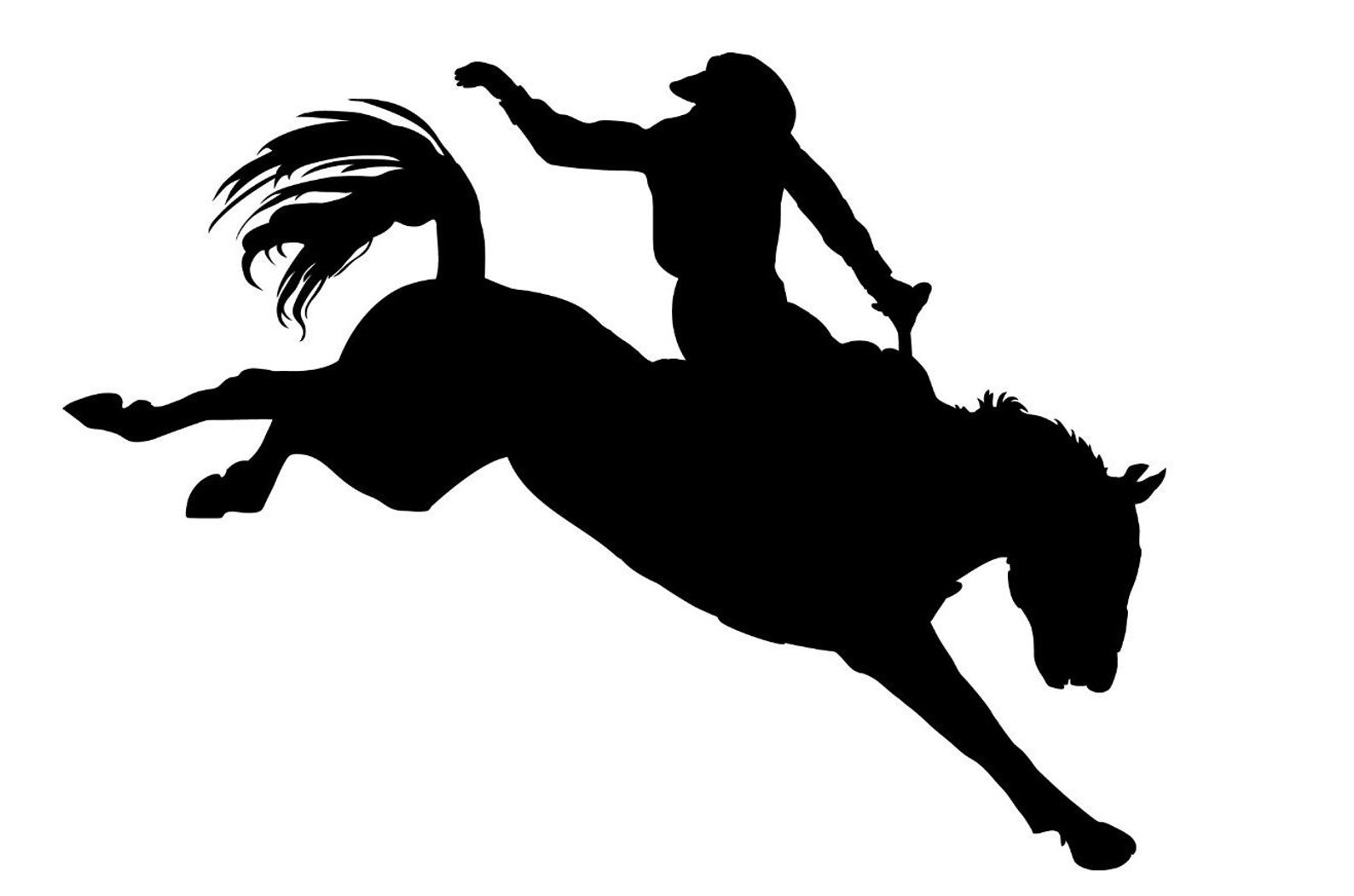 Bucking Bronco Instant Download SVG PNG EPS dxf jpg | Etsy