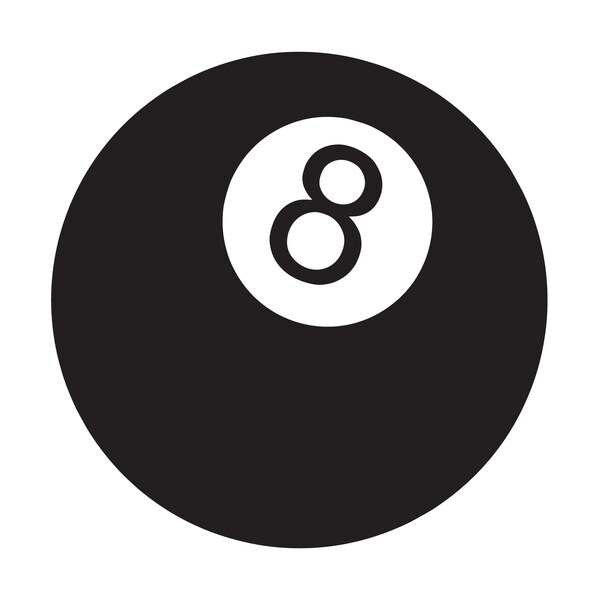 8 Ball Decal - Etsy