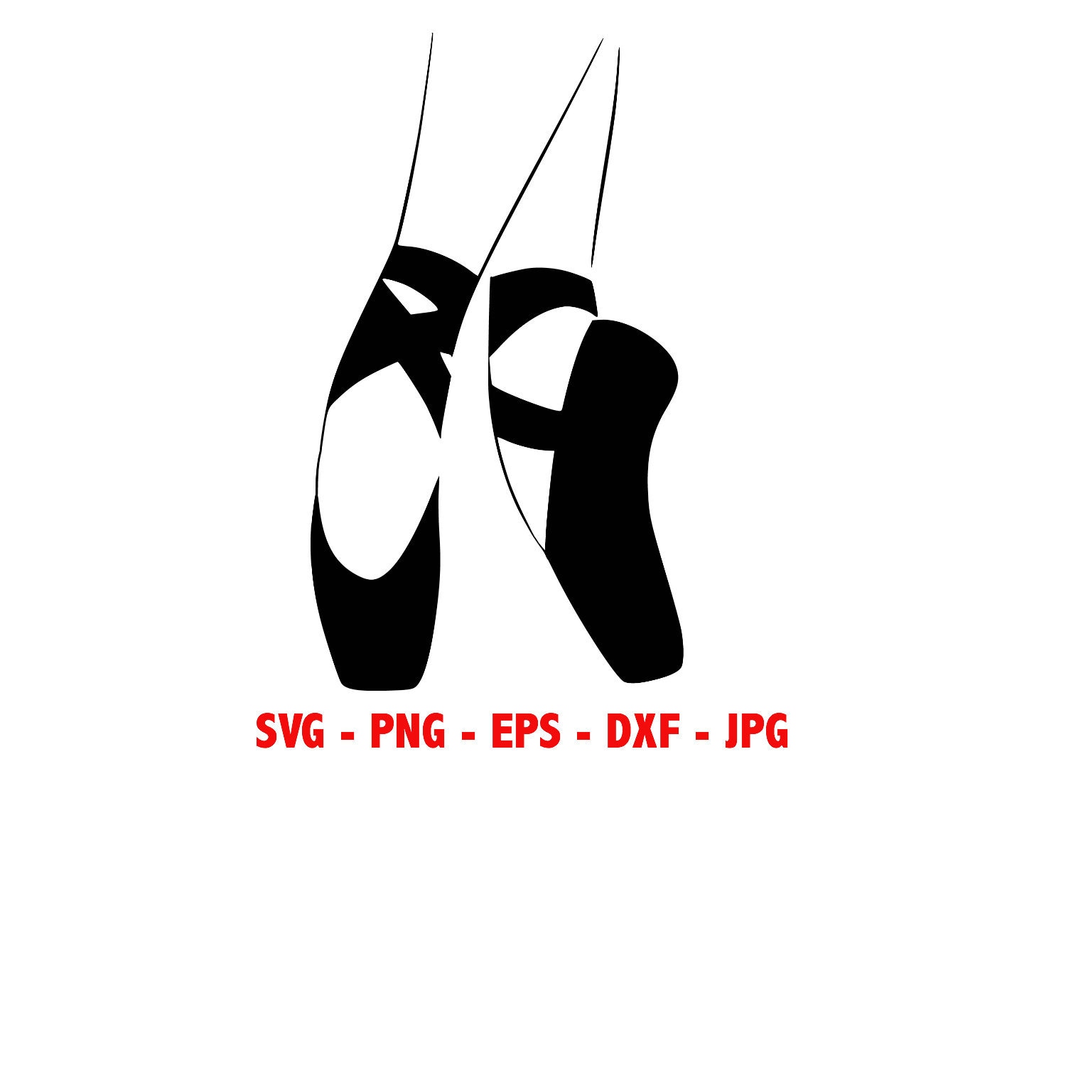 Ballet Shoes Instant Download SVG PNG EPS Dxf Jpg Digital | Etsy Ballet Shoes Instant Download SVG PNG EPS Dxf Jpg Digital | Etsy