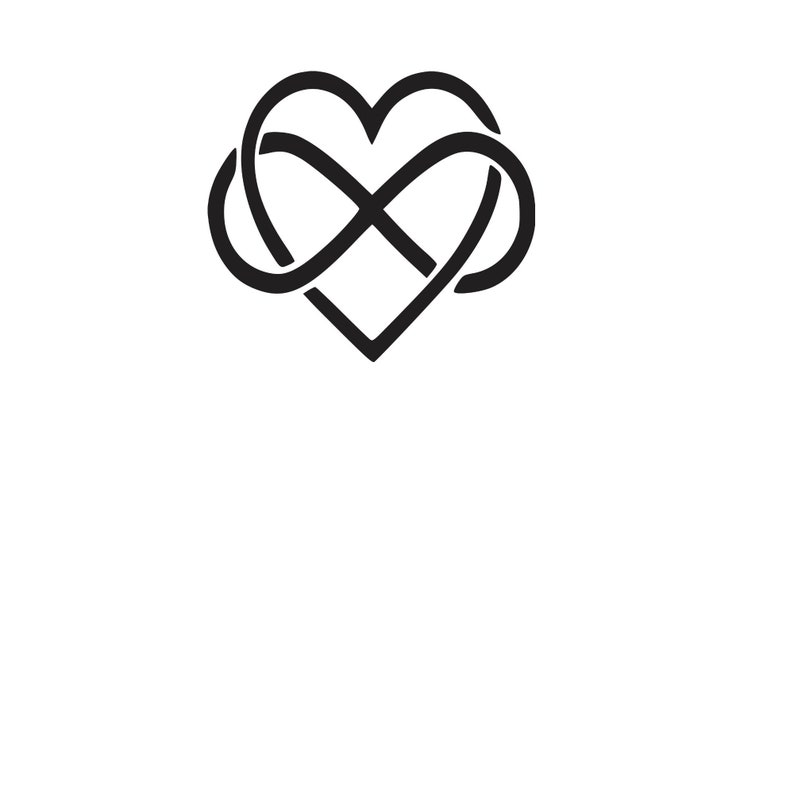 Infinity Heart Instant Scarica SVG PNG EPS dxf jpg - Etsy Italia