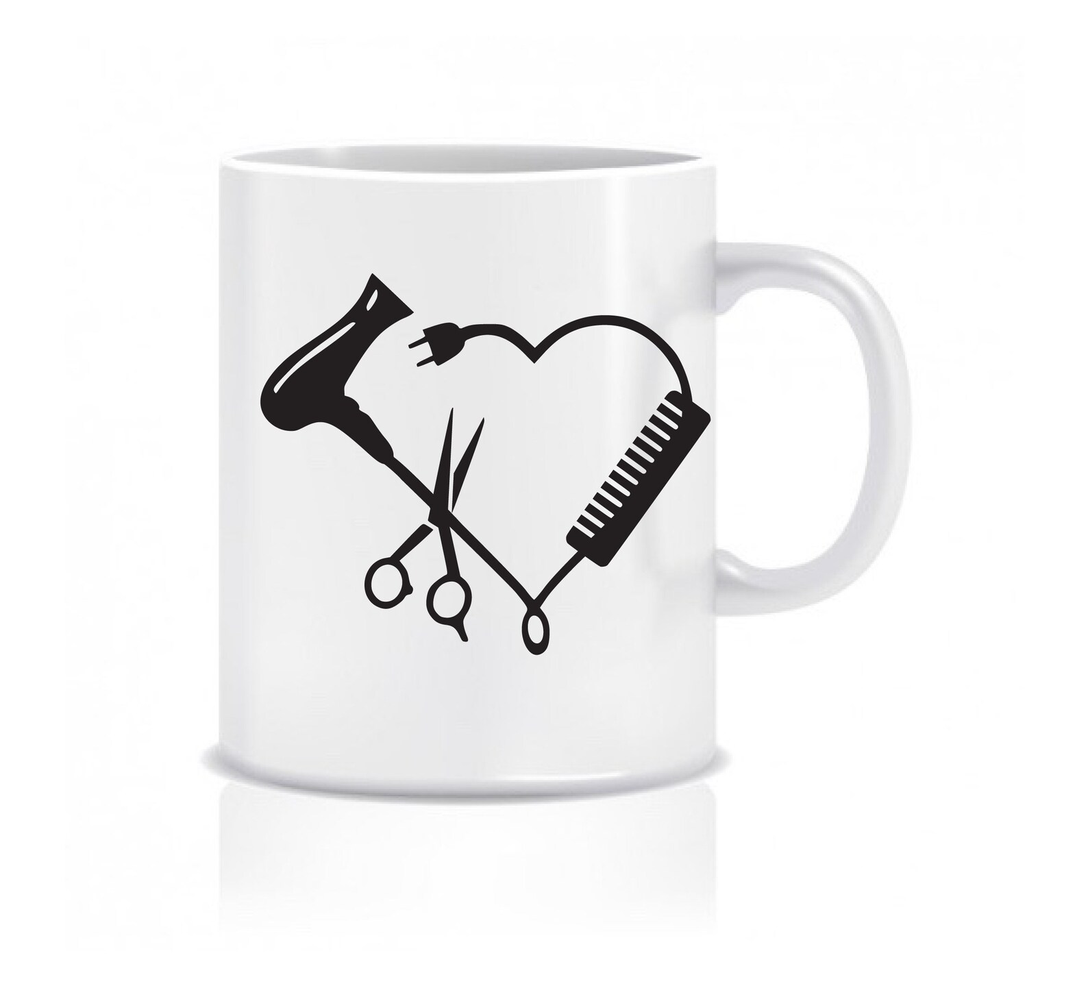 Hair Dresser Svg Hair Dresser Heart Svg Hair Stylist Heart Etsy Israel