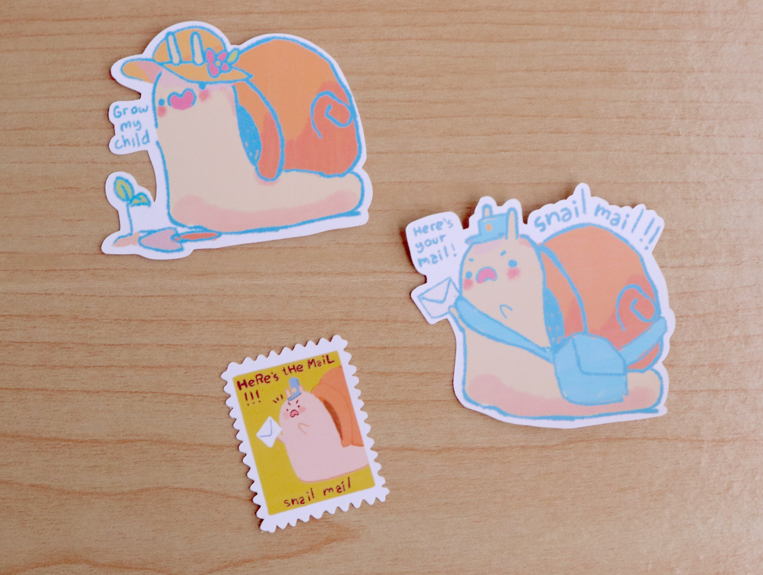 Snail Squad Stickers - Etsy