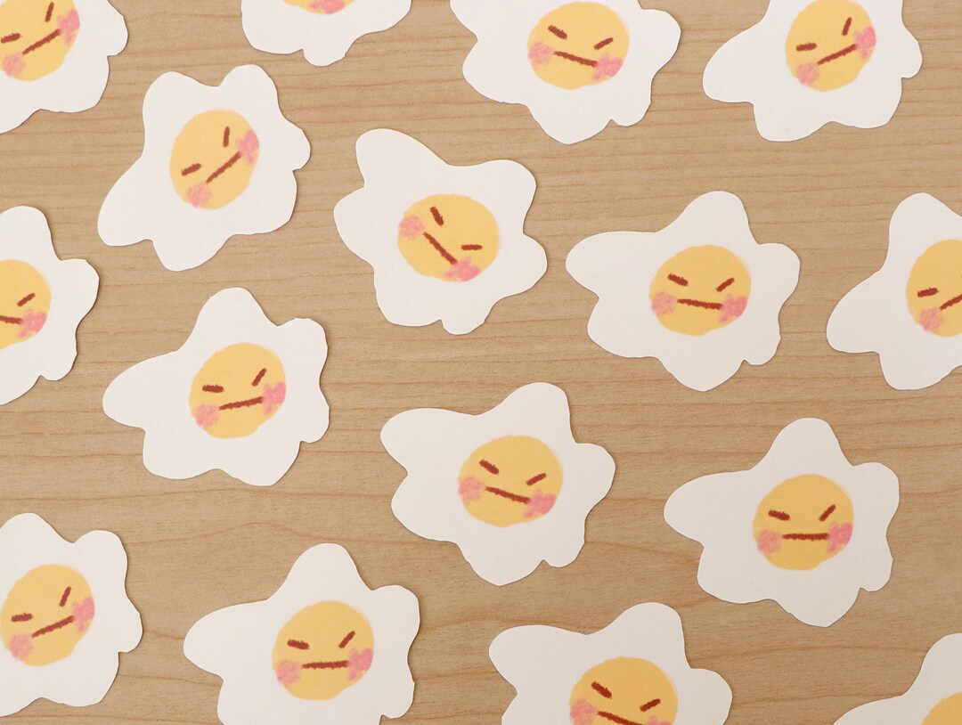 Egg Vinyl Stickers - Etsy