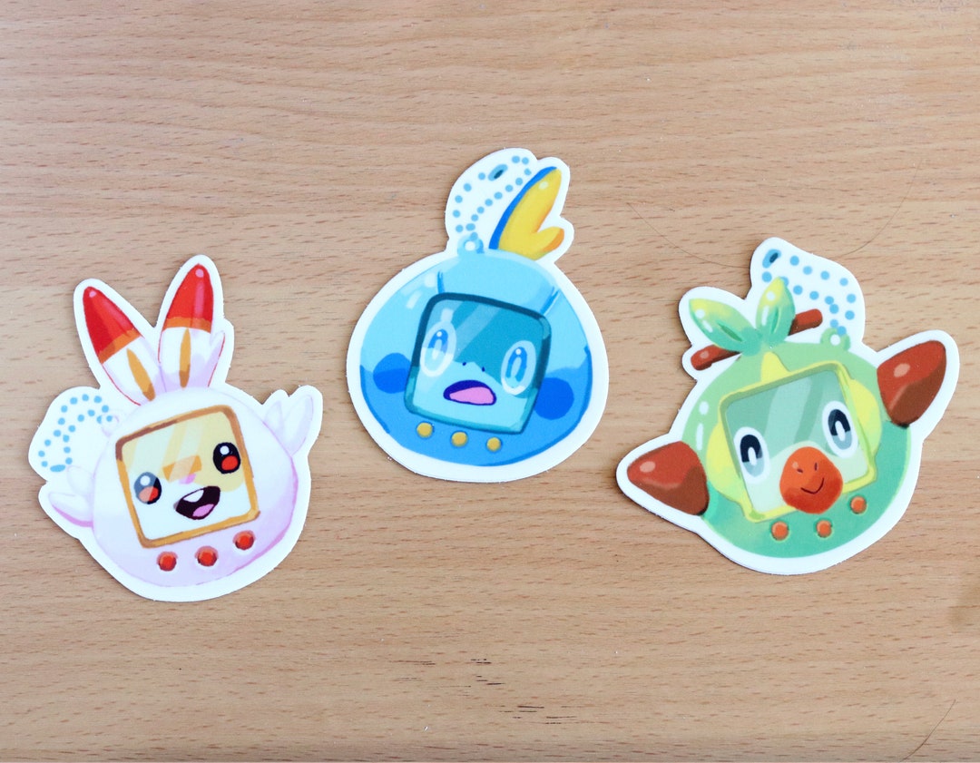 Pokemon Starter Stickers - Etsy