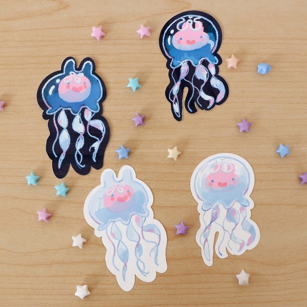 Jellyfish Stickers - Etsy