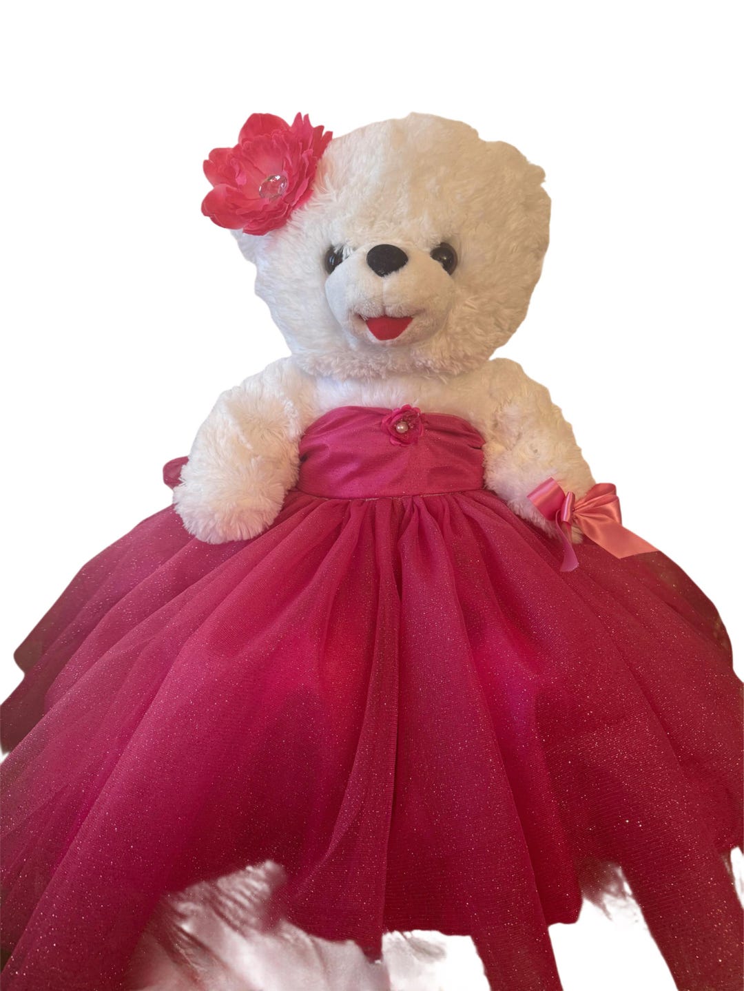 Quinceanera Sweet Sixteen 22” Last Bear - Fuchsia - Etsy