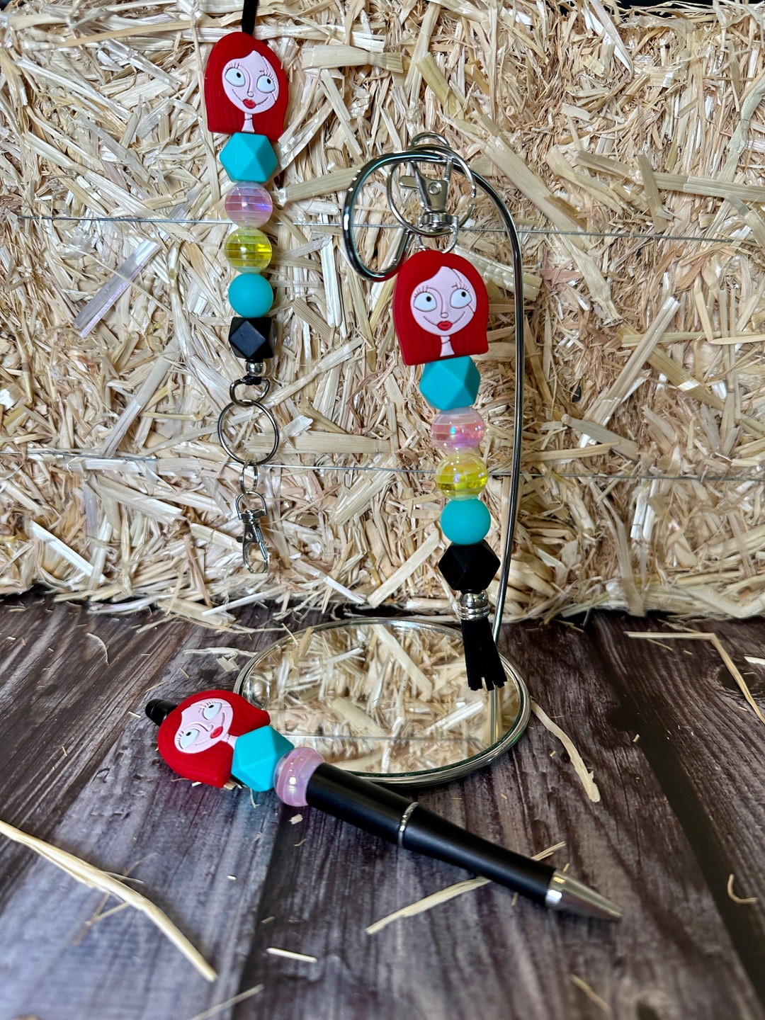 Sally Nightmare Before Cmas Inspired Color Palette Keychain - Etsy