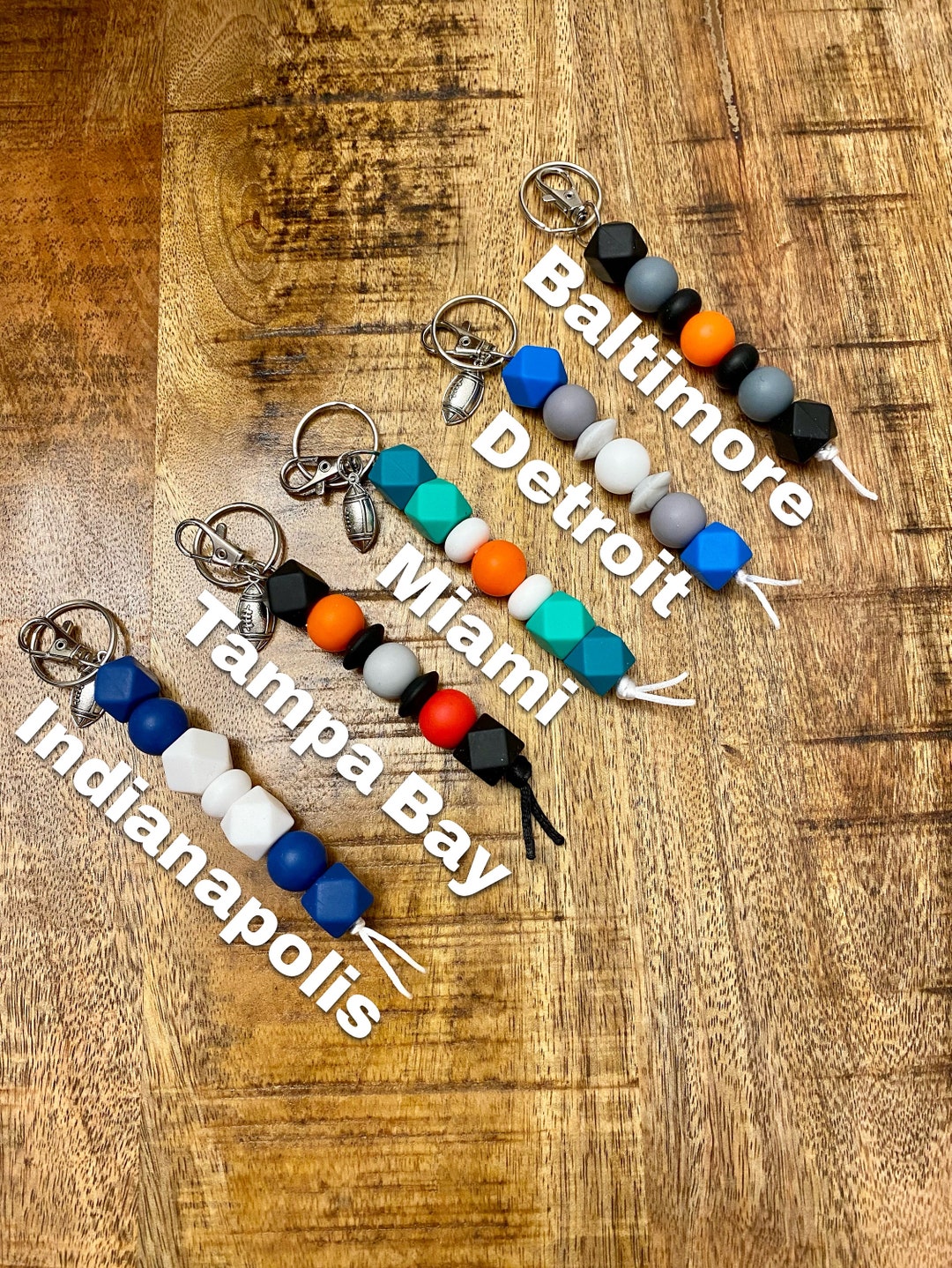 Sports Team inspired Color Palette Keychain - Etsy