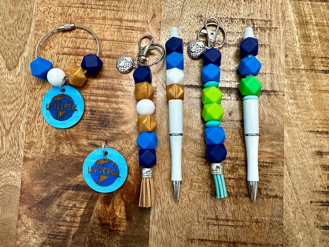 Theme Park uni Inspired Color Palette Keychain & Bag Accessory / Ink ...