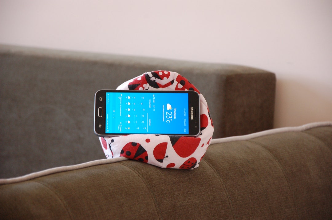Phone Stand, Ladybug Phone Cushion, Tablet Cushion, iPad Stand, Kindle ...