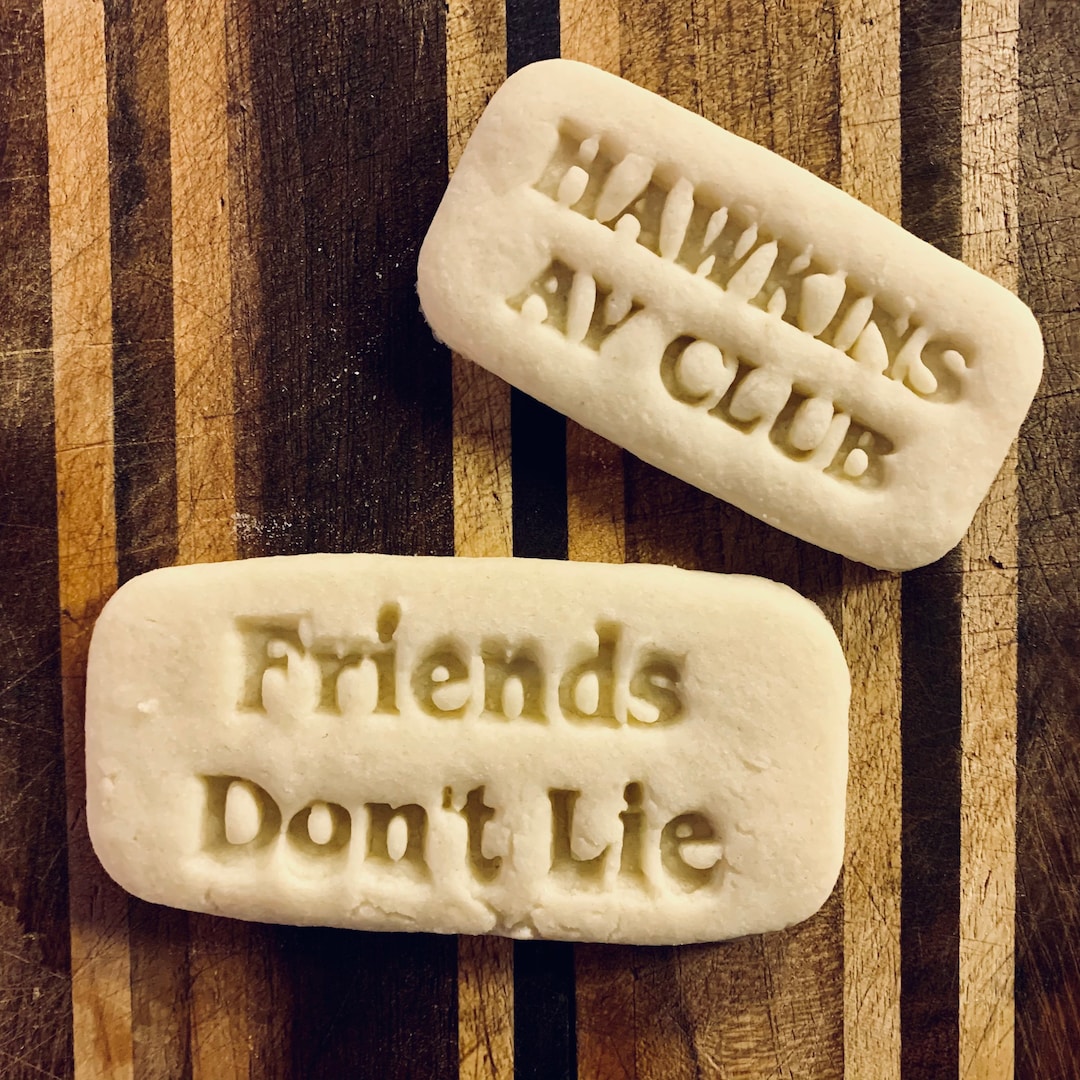 Stranger Things Cookie Cutters: Friends Don’t Lie & Hawkins AV Club - Etsy