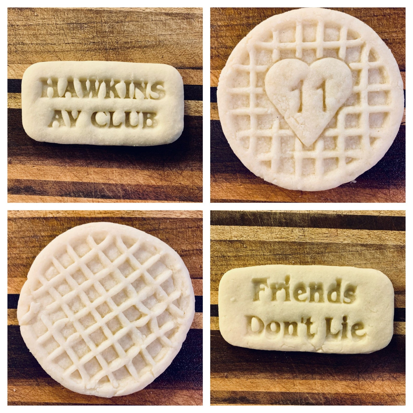 Stranger Things: 11s Favourite Cookie Eggo Waffle With 11 in - Etsy
