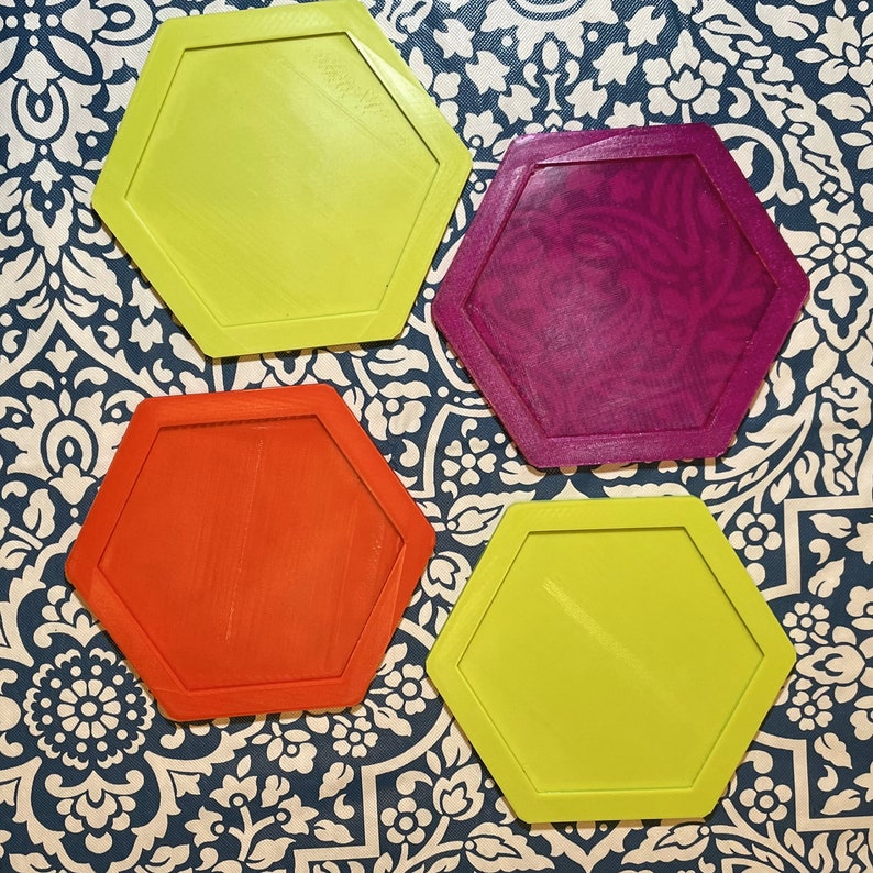 Hexagon and Triangle Pattern Block Bases - Etsy