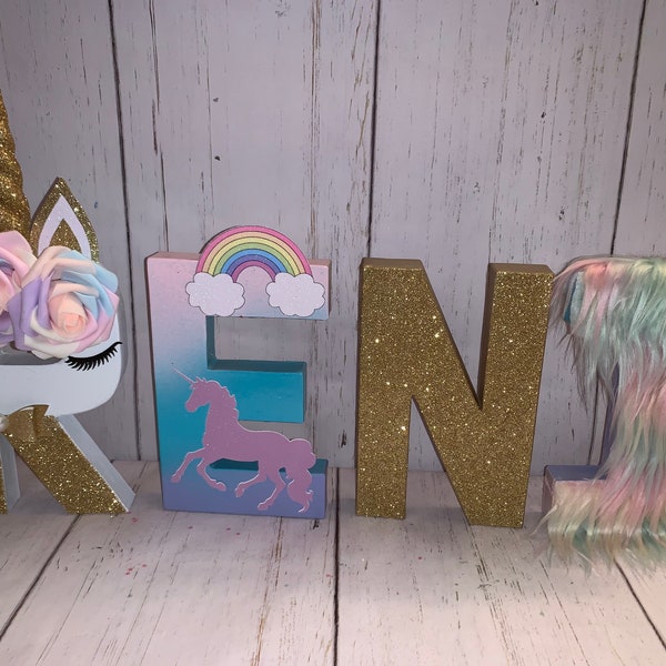 Unicorn Letter - Etsy