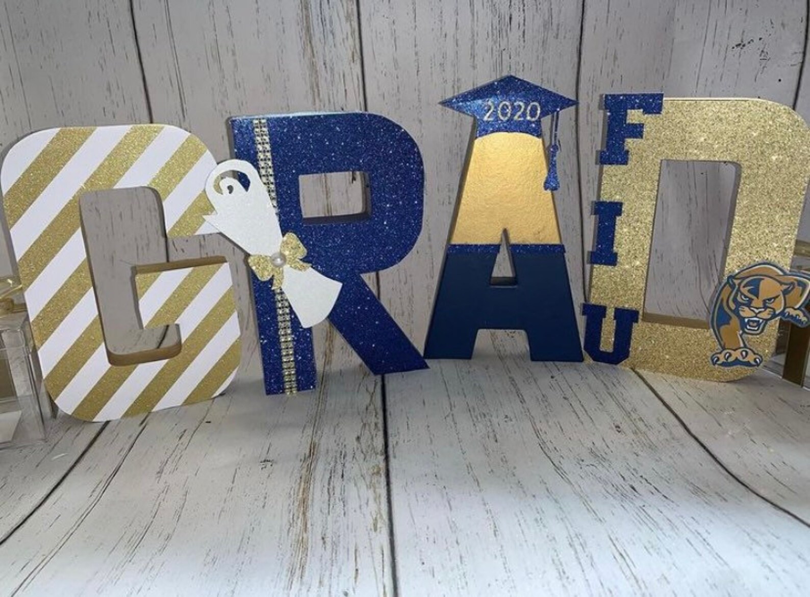 Graduation Paper Mache Letters - Etsy