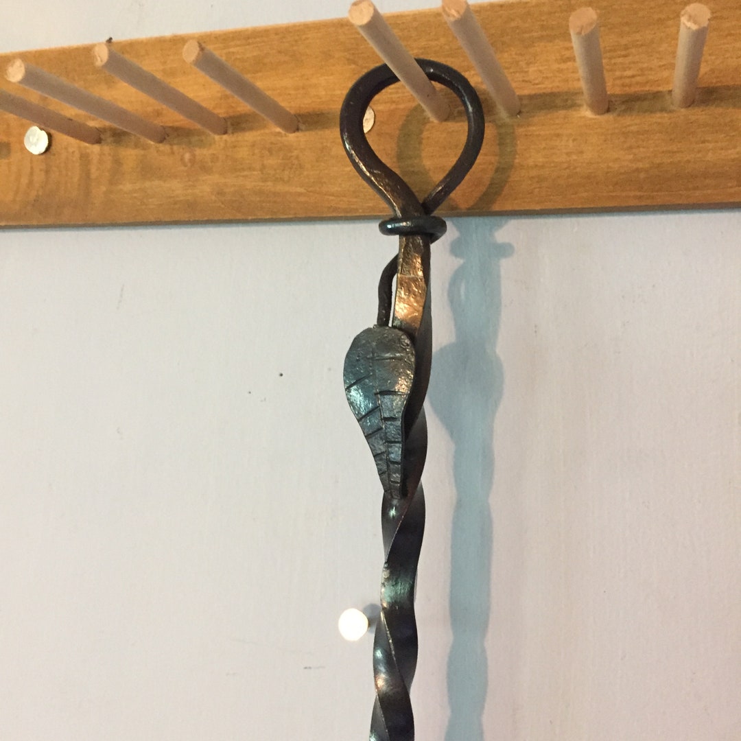 Iron Handled LEAF Hearth Brooms (blacksmithed One of a Kind) - Etsy