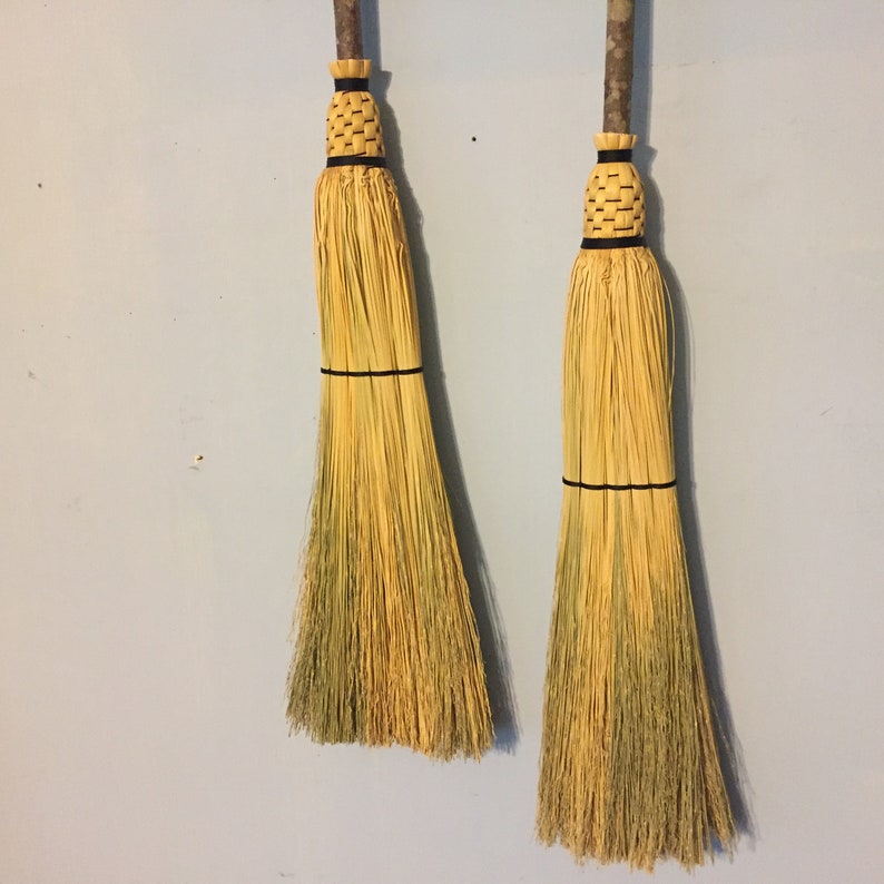 BESOM mid-sized Primitive Broom - Etsy