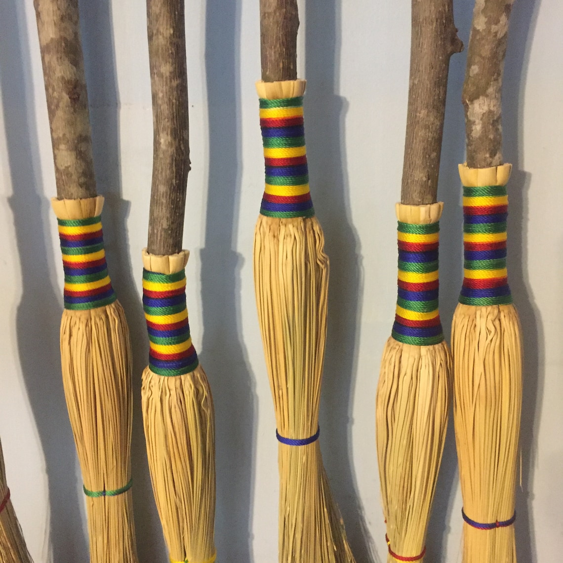 Rainbow Cobweb Broom - Etsy
