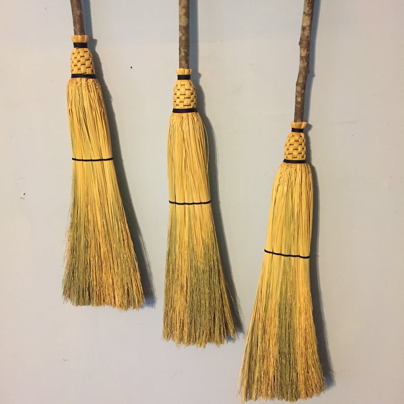 BESOM mid-sized Primitive Broom - Etsy