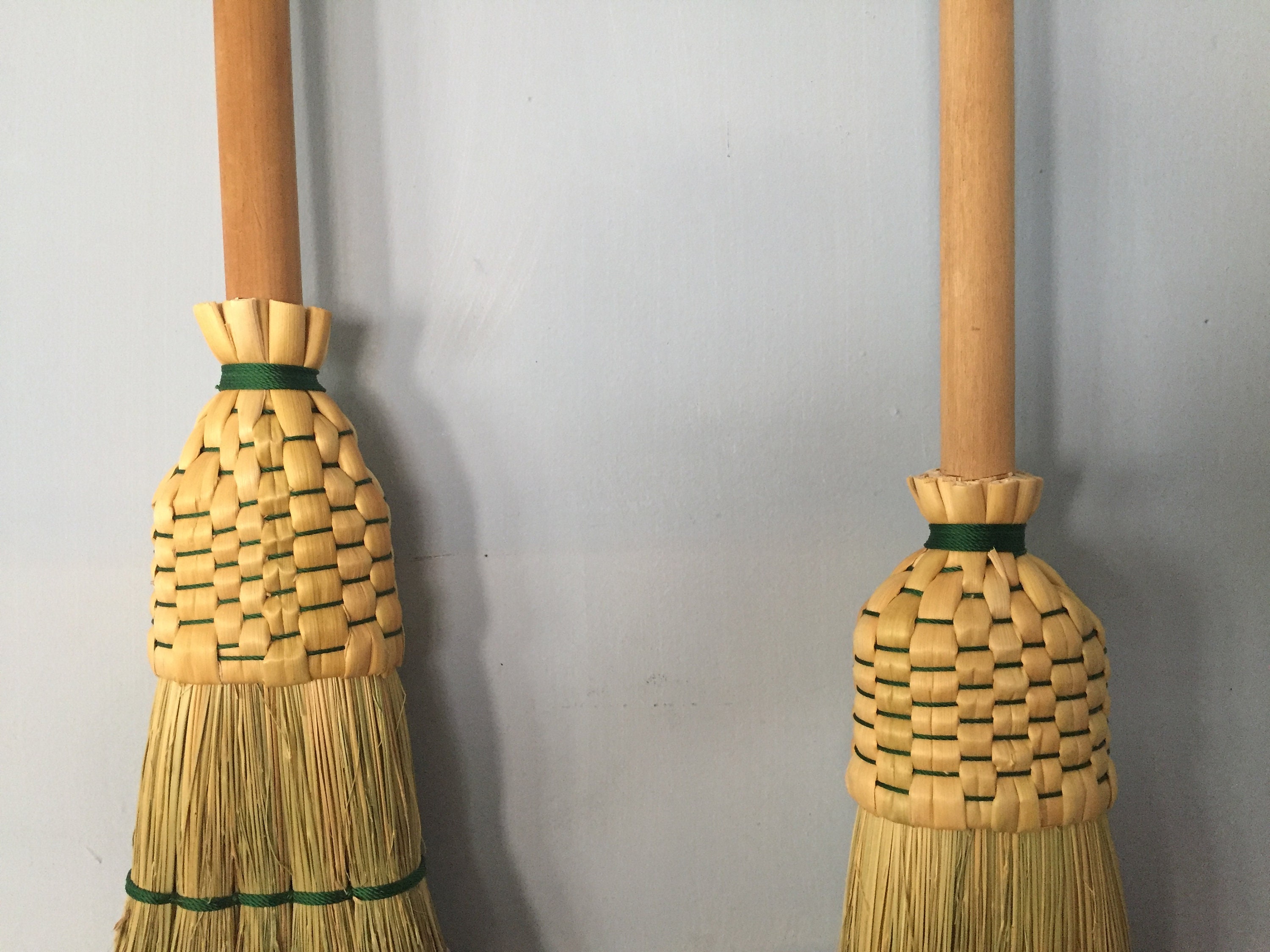 Capped Patio Broom (with Dowel Handle) - Etsy
