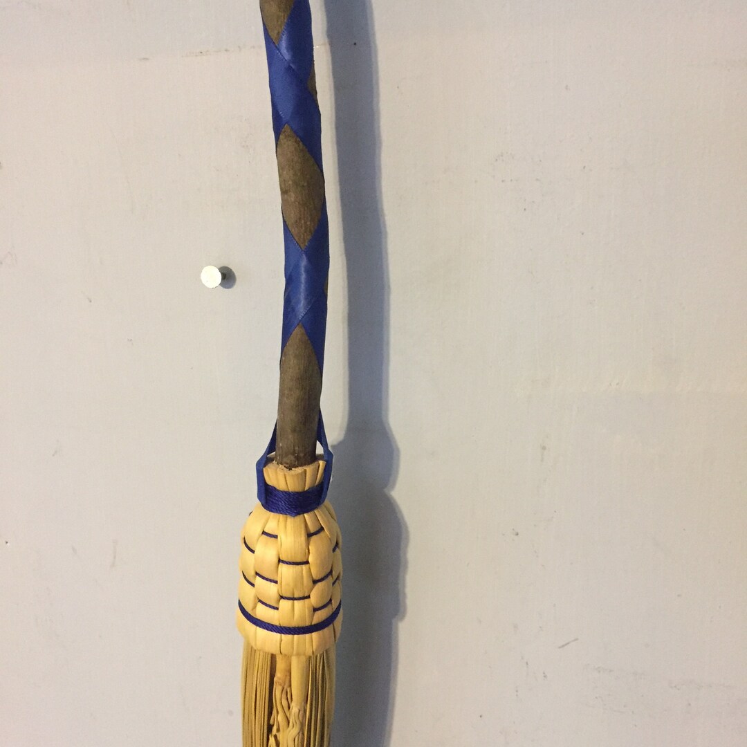 Cobweb Broom With Ribbon Wrapped Handle - Etsy