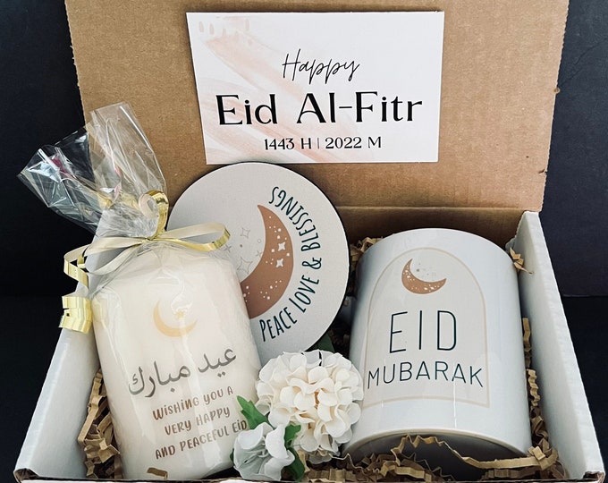 Eid Mug and Candle Gift Set / Eid Gift Set / Eidi / Eid Box - Etsy