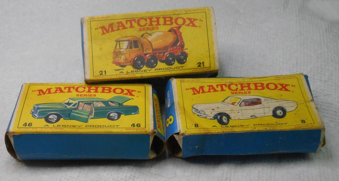 Vintage Matchbox Car Boxes BOXES ONLY - Etsy