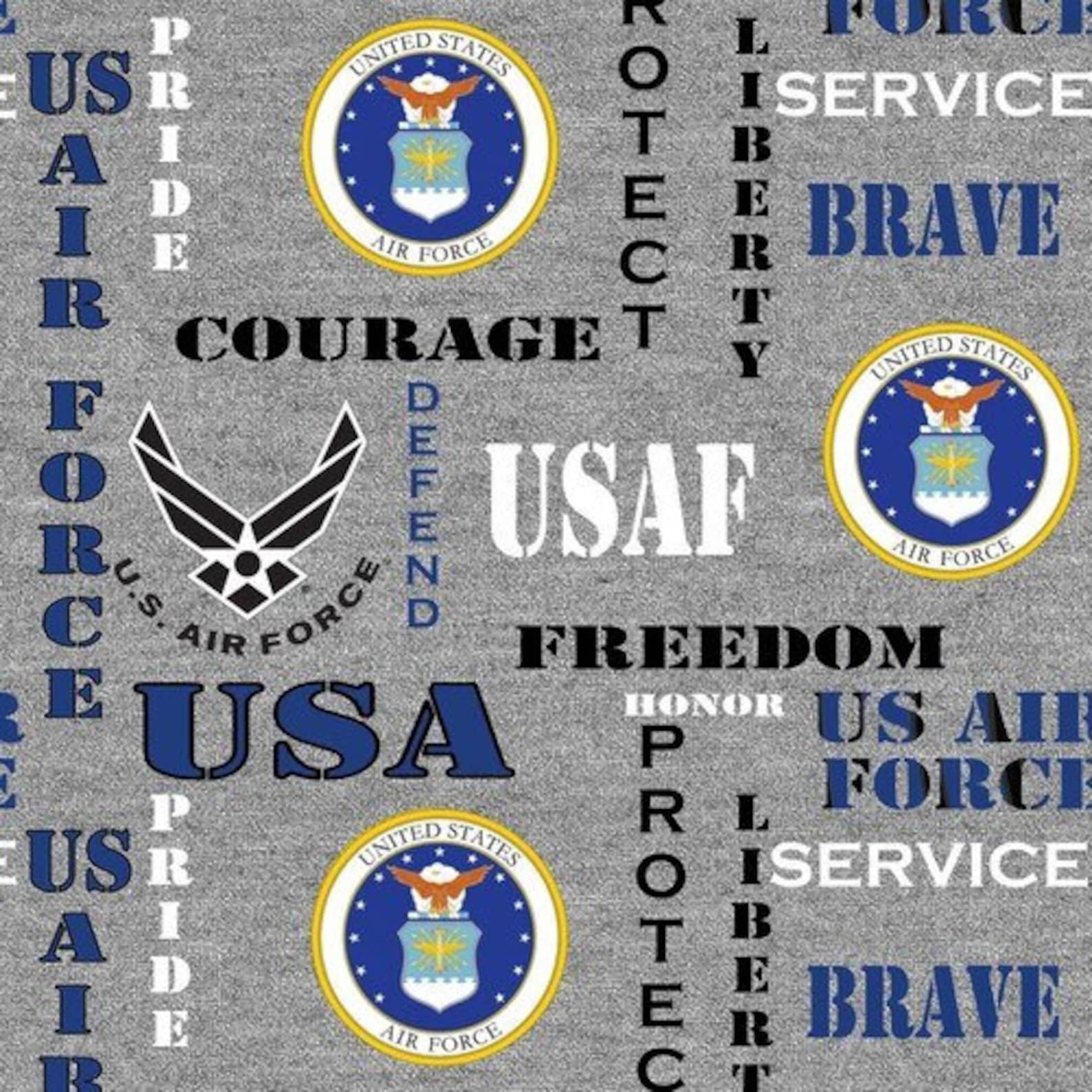 Military Air Force Fabric by the Yard - Etsy