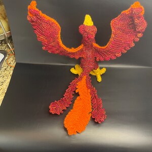 Firey Red Phoenix - Etsy