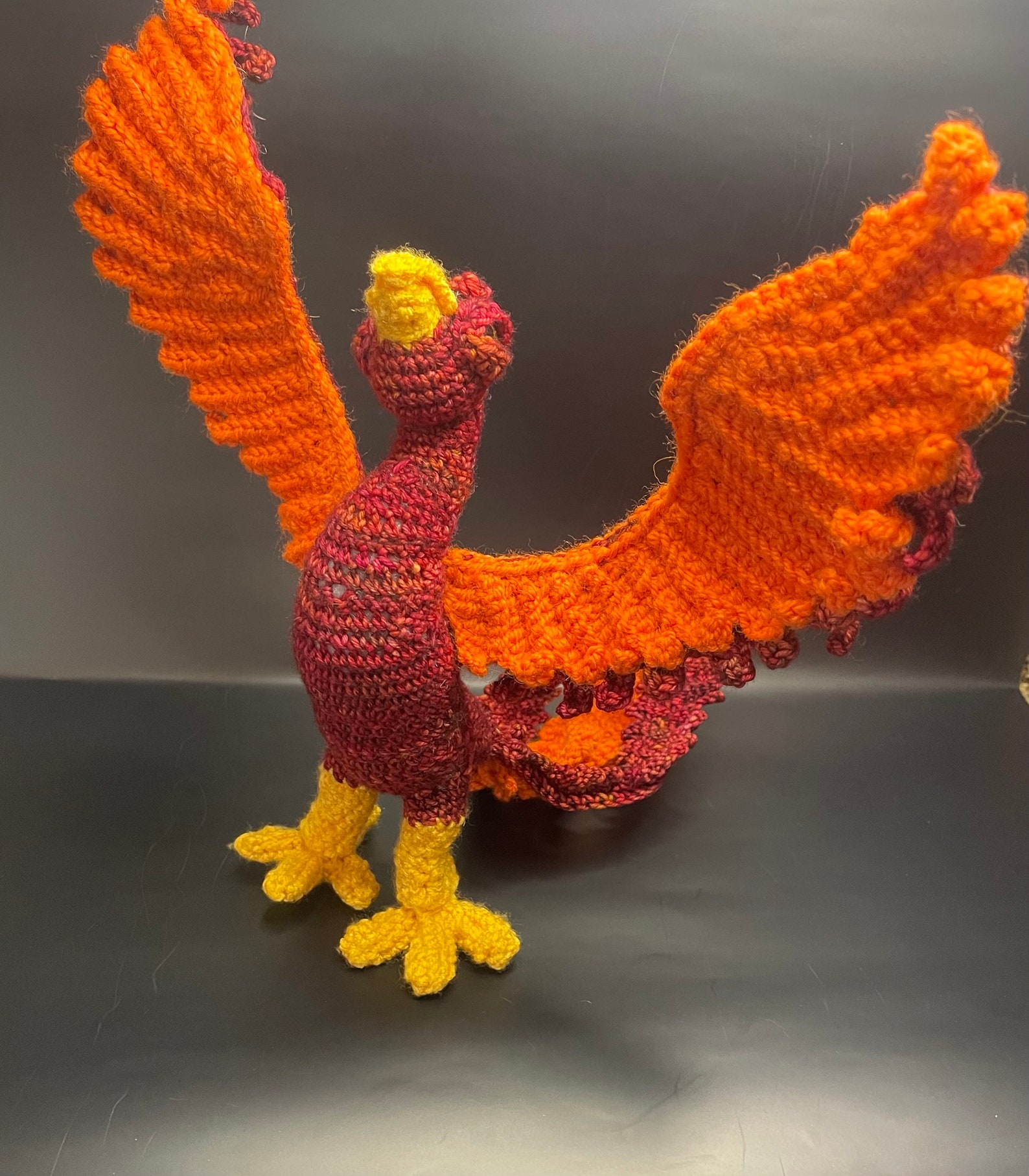 Firey Red Phoenix - Etsy