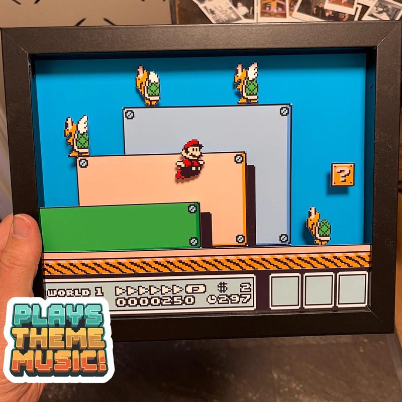 Retro Shadow Box - Etsy