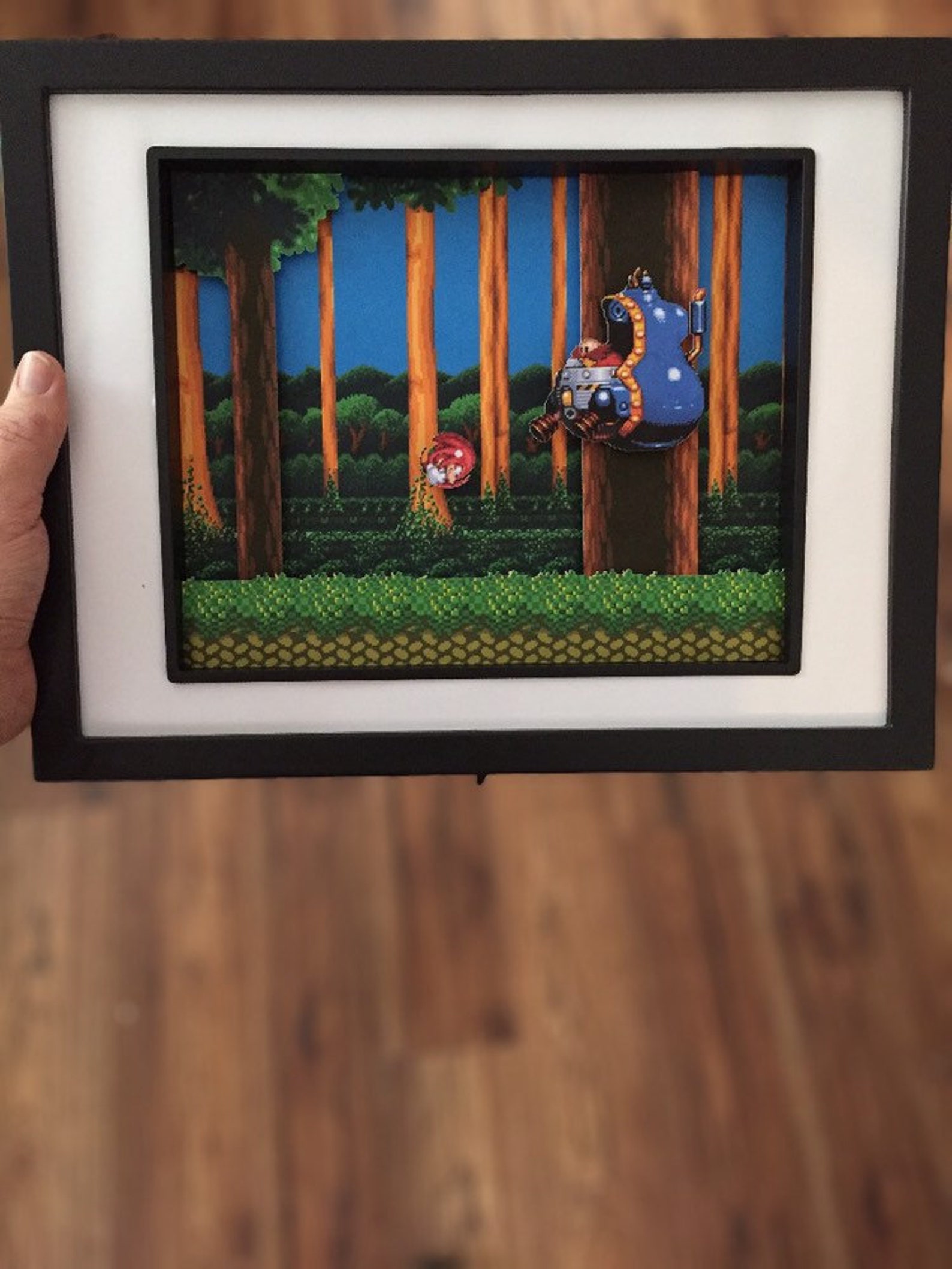 Sonic and Knuckles Shadow Box Sega Genesis 8x10 View - Etsy