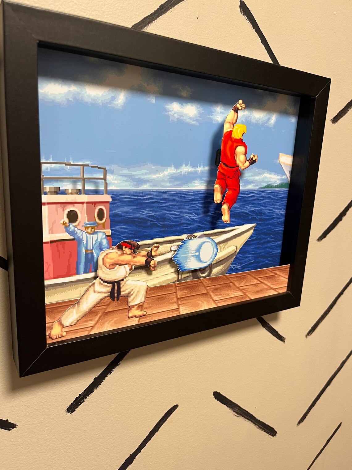 Street Fighter 2 Shadow Box Arcade 8x10 View - Etsy