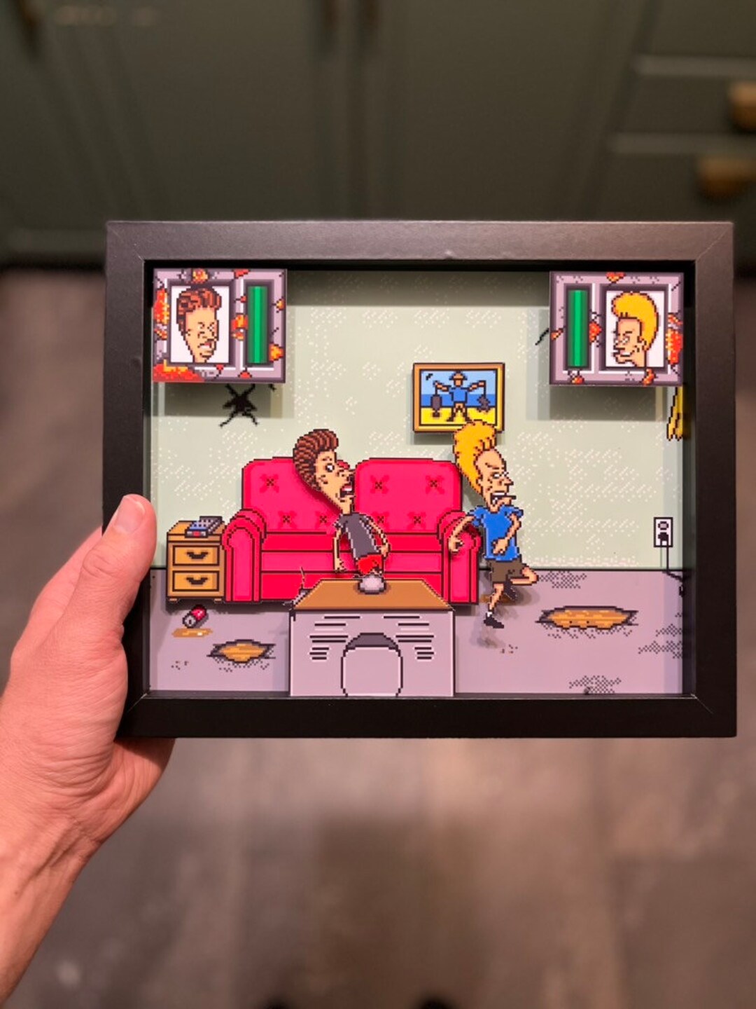 Beavis and Butthead Shadow Box Sega 8x10 View - Etsy