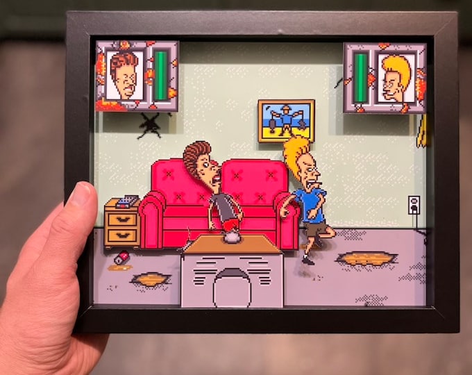 Beavis and Butthead Shadow Box Sega 8x10 View - Etsy