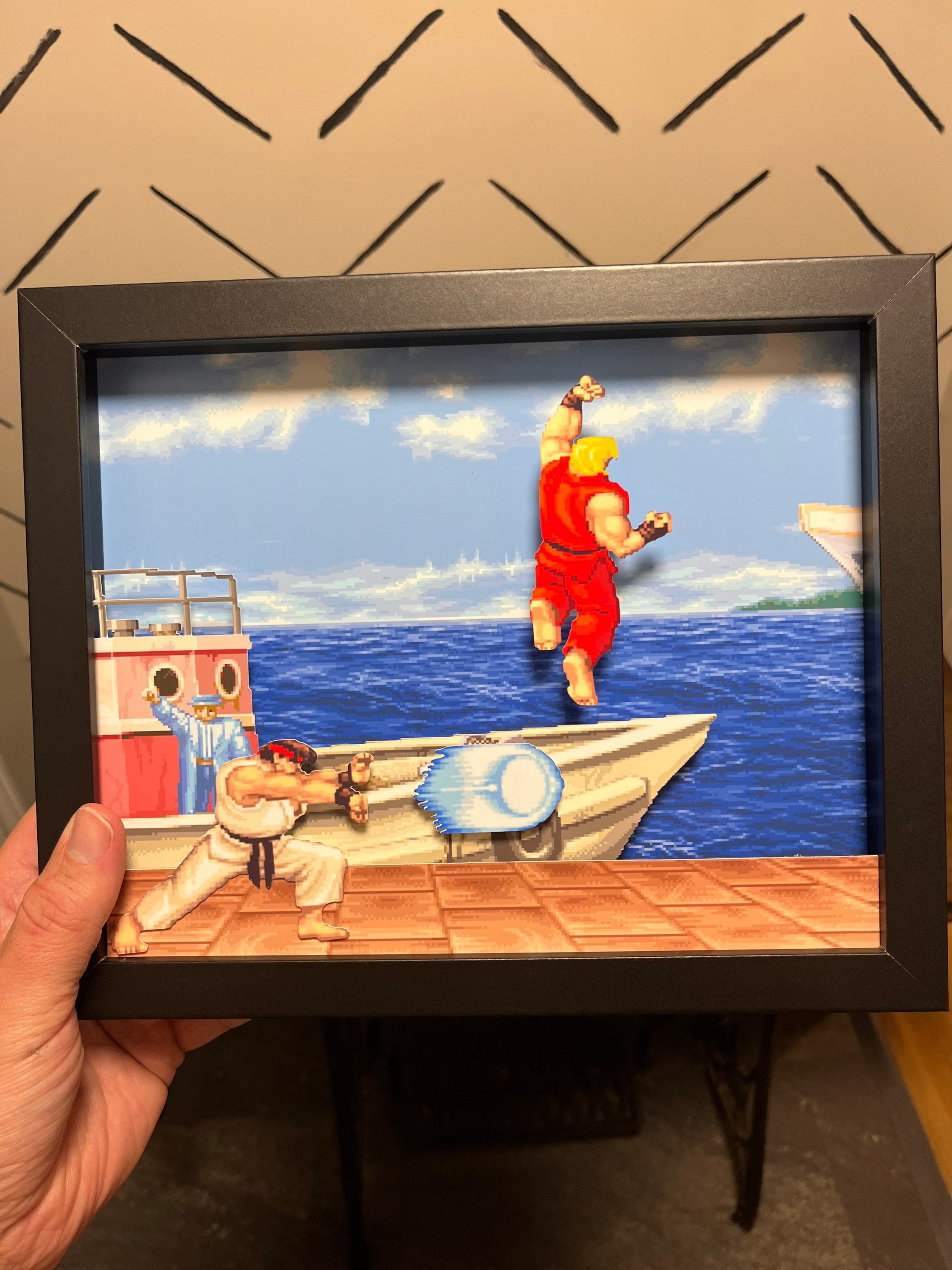 Street Fighter 2 Shadow Box Arcade 8x10 View - Etsy