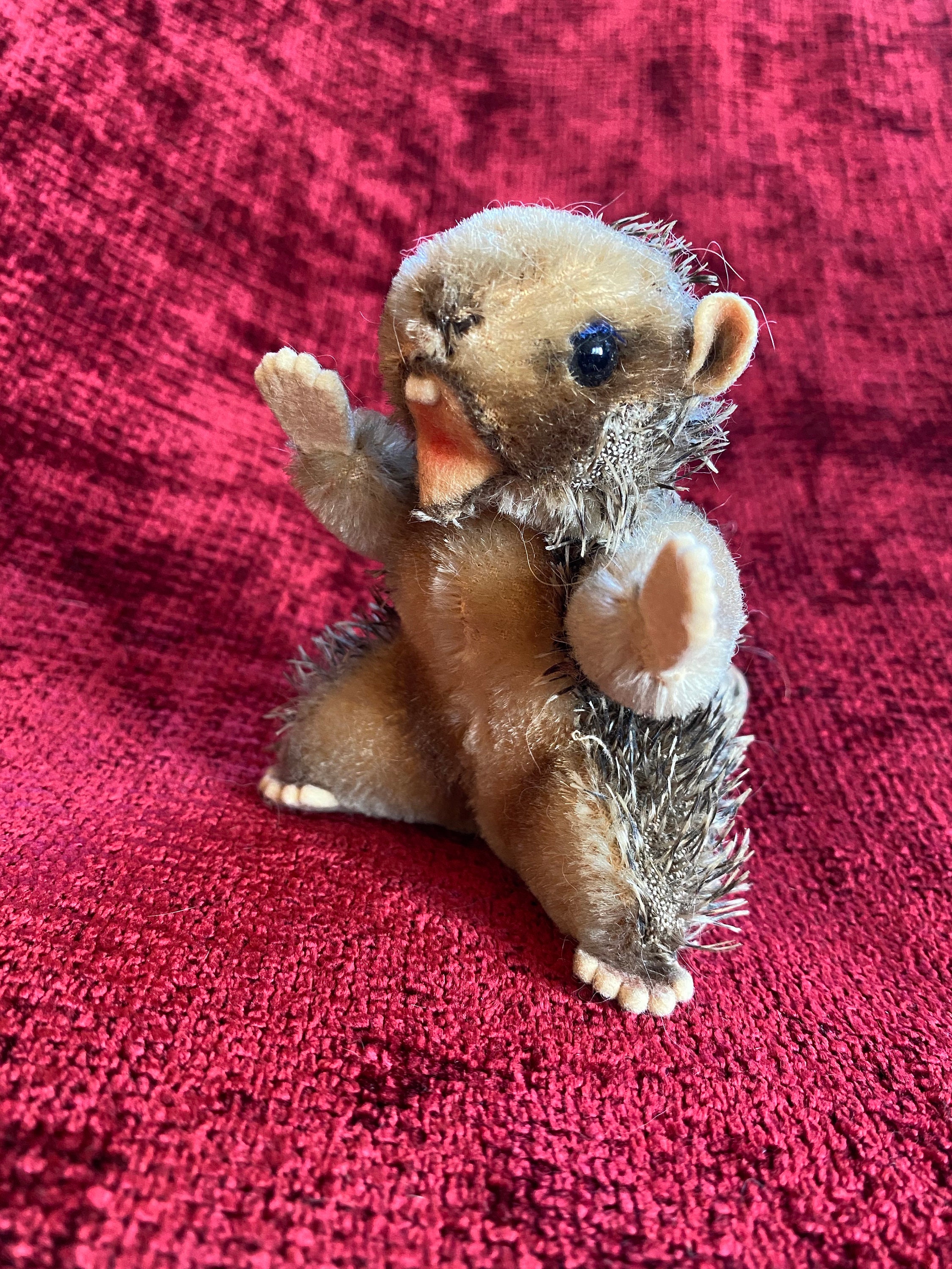 Vintage 1950's Steiff Nagy Mohair Beaver Made in Germany - Etsy