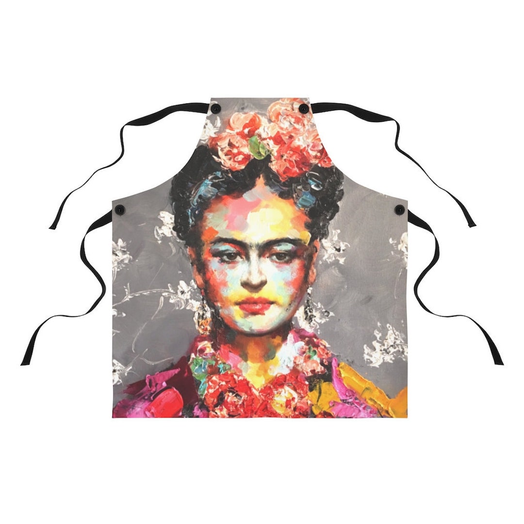 Frida Kahlo Apron. Cute Apron. Womens Apron. Cooking Apron. Kitchen ...