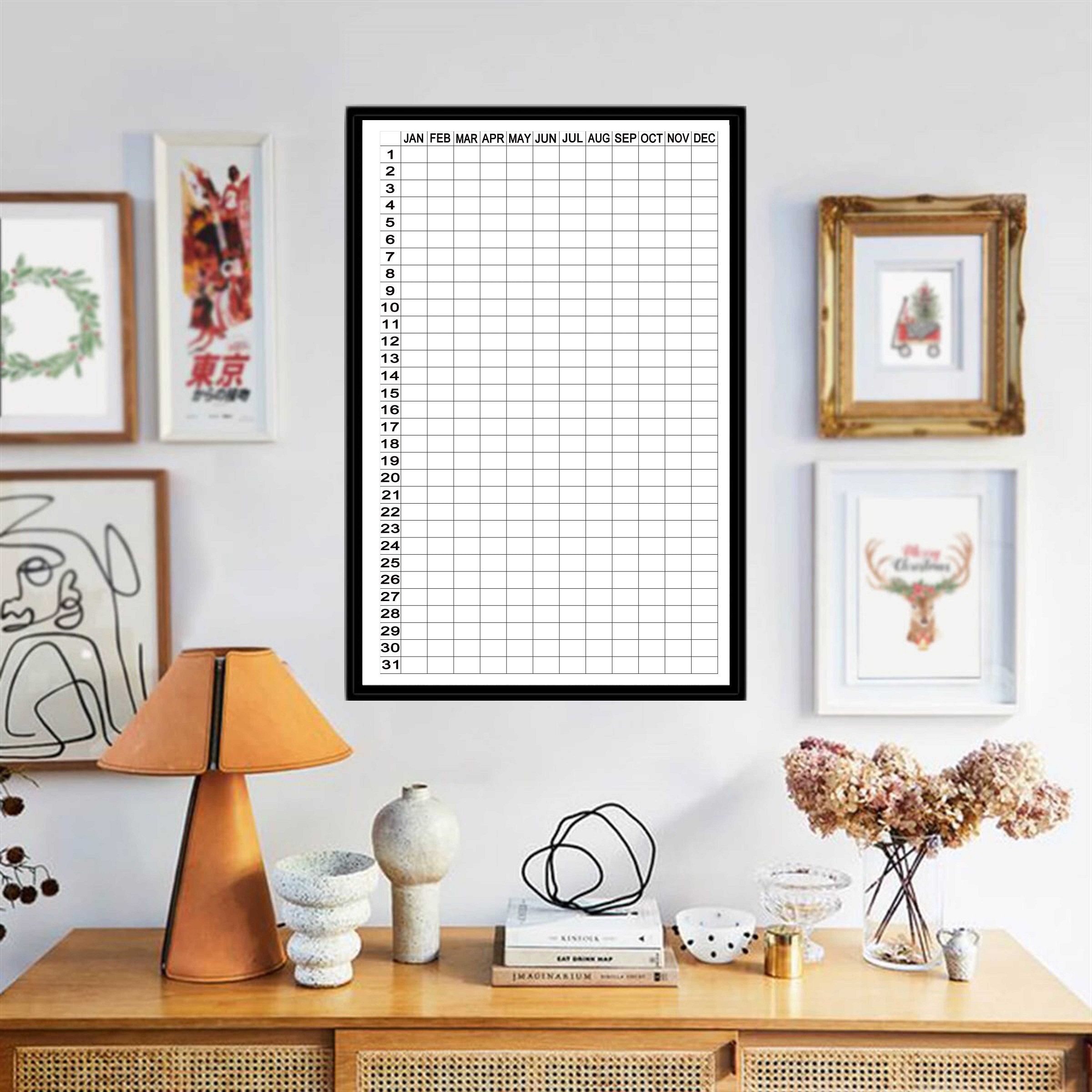 The Forever Wall Calendar Instant Download Printable - Etsy