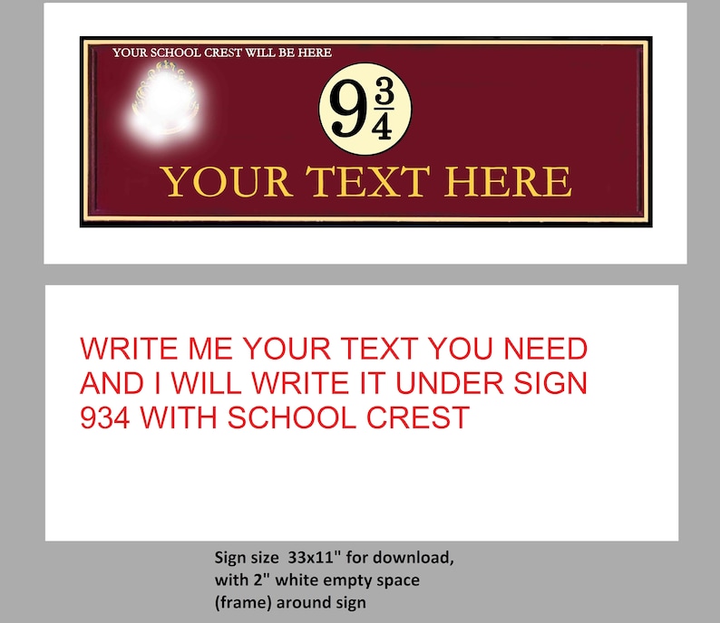 Magic Train Station Express Train Platform 934 Sign With Brick Wall ...