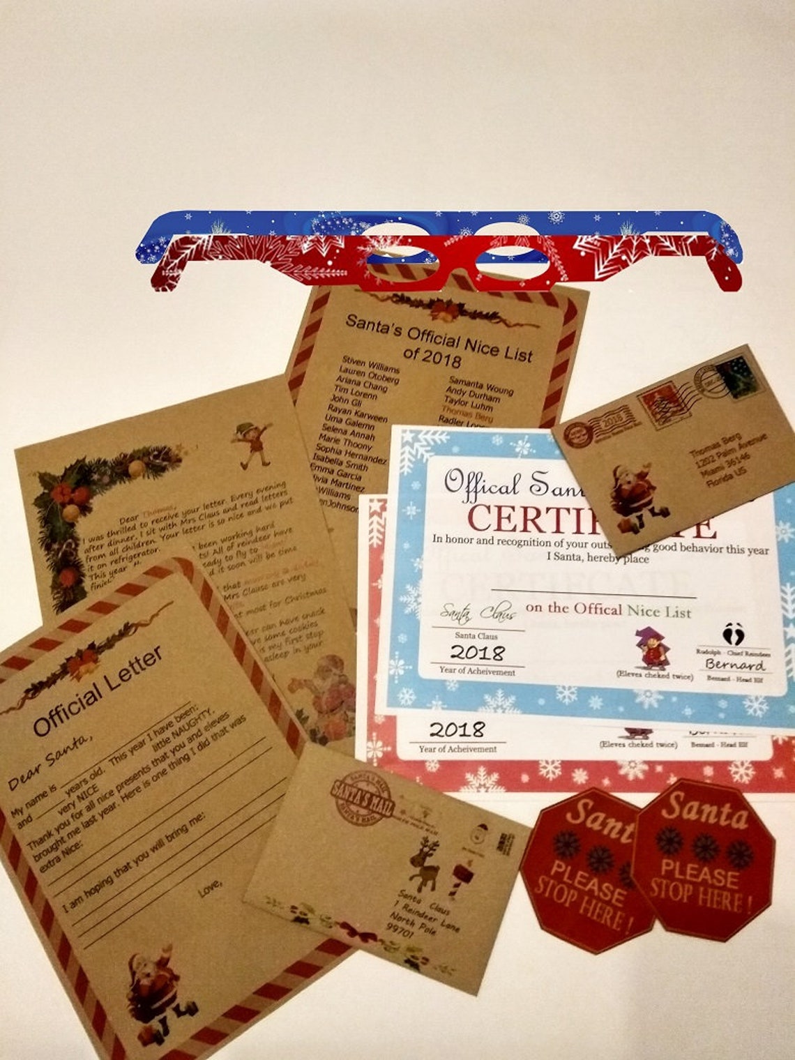 Personalized Santa Letter From Santa Claus Letter From Santa Claus ...