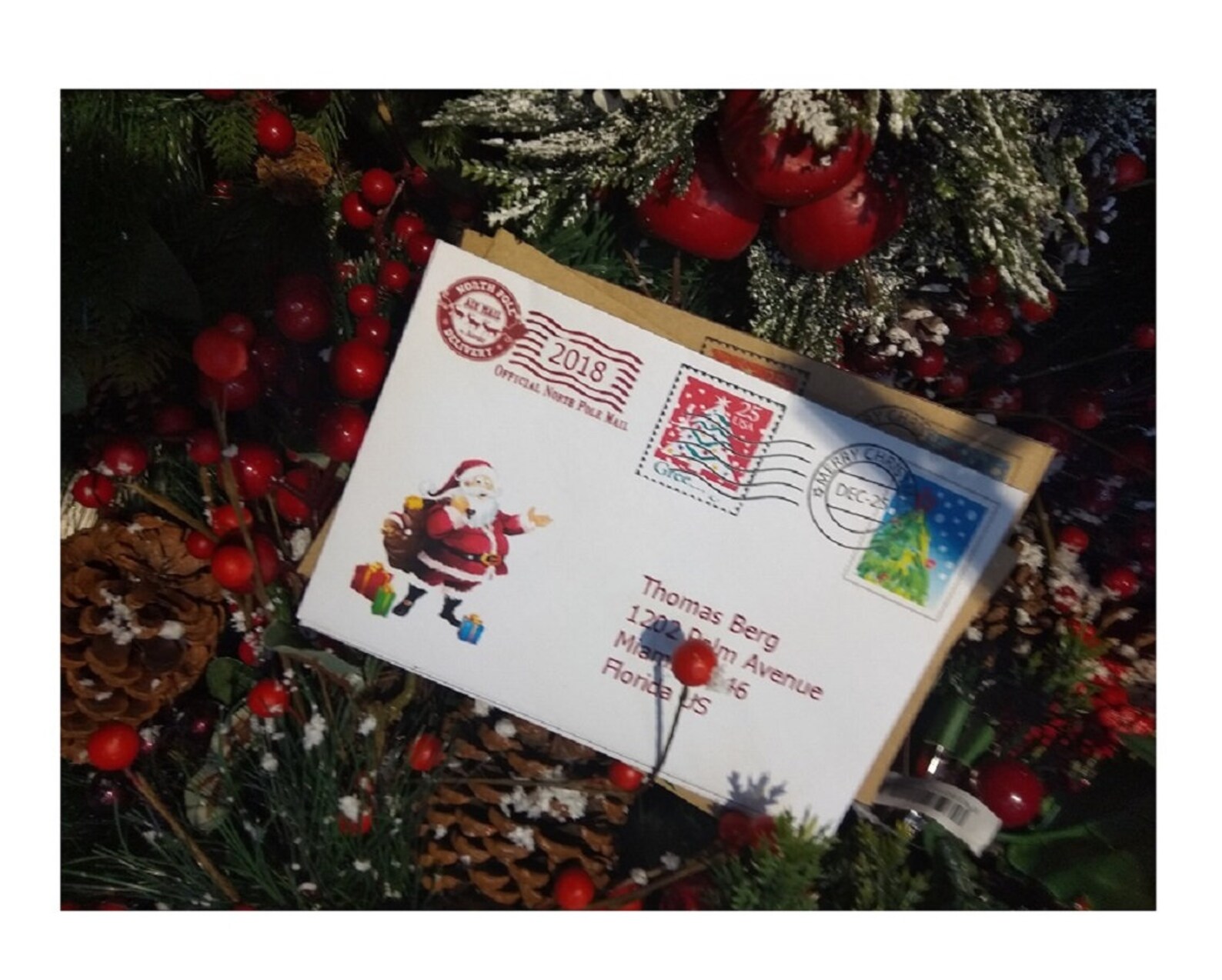 Editable Santa Letter Kit Custom Christmas Letter Personalized Letter ...