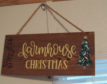 Flannel Wall Hanging, Merry Christmas, Christmas Decor, Farmhouse Decor ...